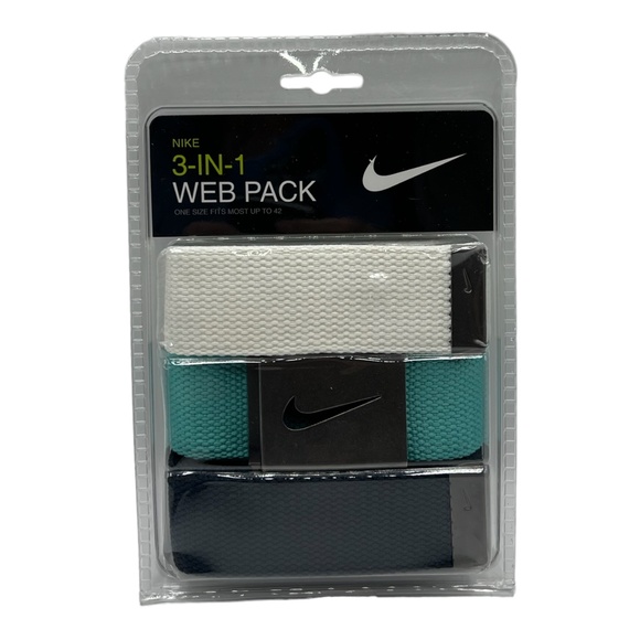 Nike | Accessories | Nike Golf Mens 3 In Web Pack Belts One Size Fits ...